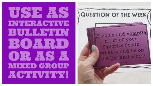 Conversation Starters Using Tier 2 Vocabulary Words by Speech Time Fun