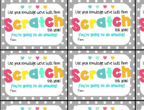 Rainbow Scratch Art Testing Motivation Treat Tag- Use your knowledge we ...