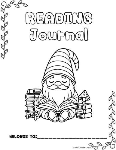 Printable PDF Journals, Notebooks, Folders Ready to Use – Gnome Subject ...