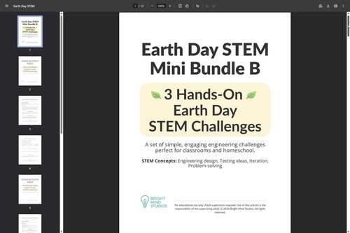 Earth Day Mini Bundle B: 3 Hands‑On STEM Challenges | TPT