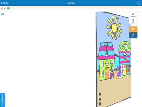 Counting Syllables Boom Cards - Beach House Theme by Teaching by Design