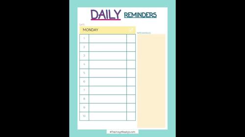 ADHD Student Planner: Daily, Weekly, Monthly, Executive Functioning ...