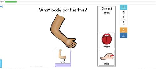 Body Parts Matching | Boom Cards for Special Education by Teaching Autism