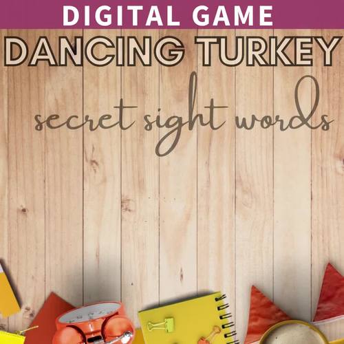 Thanksgiving Primer Interactive Sight Words Game by Rogan's Readers