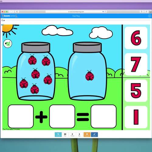 Boom Cards™ Addition to 10 | Kindergarten by The Printable Princess