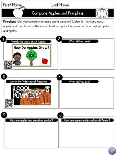 WIDA ACCESS WRITING PRACTICE Fall Theme ESL ELL ESOL by ELL Connections