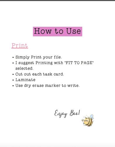 Blends & Digraphs Task Cards ( 60 Different Cards) by They Call Me Queen B