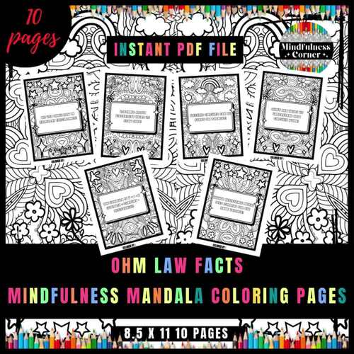 Ohm Law Facts Saying, Mindfulness Mandala Coloring Pages, No Prep