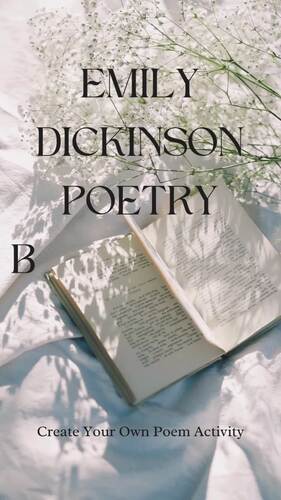 Emily Dickinson Poetry Breakdown Activity (Interactive Poetry Activity)