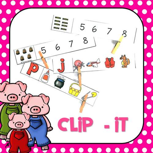 The Three Little Pigs Centers & Activities for Beginning Sounds ...