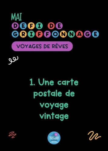 Défi de griffonage pour le mois de mai by Trout Lake Creations | TPT