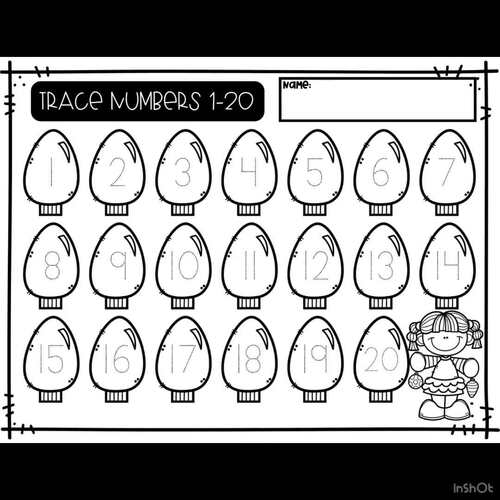 Holiday Math Fun: Kindergarten Holiday Printables for Numbers up to 20