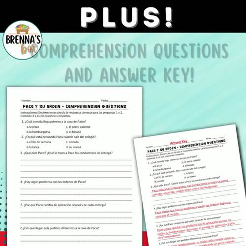 Servir y Pedir Spanish Story - Powerpoint and Comprehension Questions ...