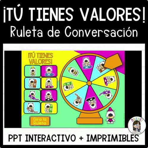 VALORES - EDUCACIÓN DEL CARÁCTER. SPANISH CONVERSATION STARTER. 2-5