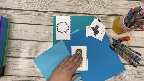 Easter Holy Week Bible Lesson Sort and Match by Teach by Faith | TPT