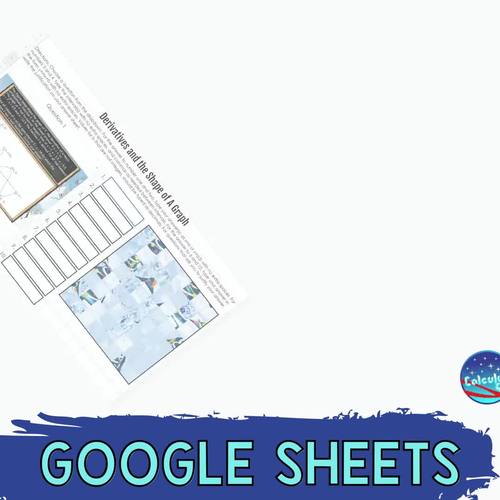 Derivatives and the Shape of a Graph | Digital Activity Google™ Sheets