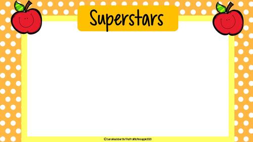 Apple Slides Templates for Google Slides and PowerPoint | TPT