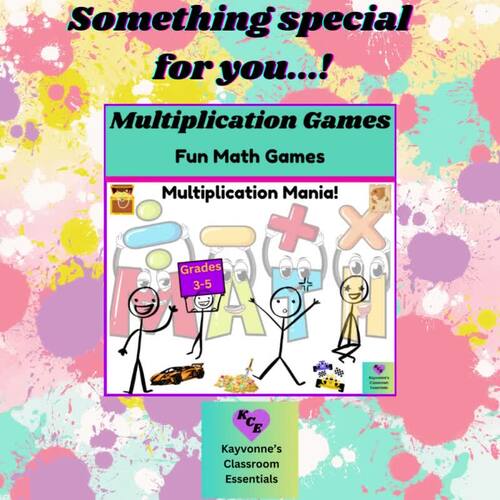Multiplication | Game Boards | Fact Fluency | Grades 3-5 | Task Cards