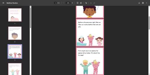 Bedtime Routine Social Story — Helping Kids Wind Down & Sleep Peacefully
