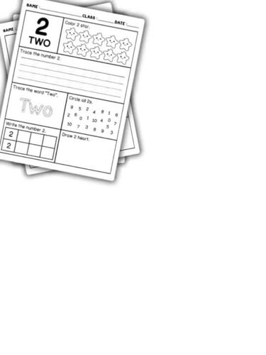 NUMBER 0–10 WORKSHEETS | TRACE, COUNT & COLOR | PRINTABLE | MATH ...