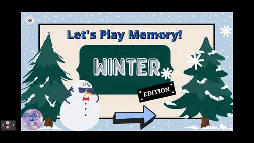 Winter Theme Google Slides™ Memory Game by Teaching the ND | TpT