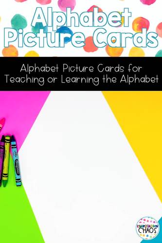 Alphabet Letter Picture Cards for Anchor Charts & Sorting - Alphabet Soup