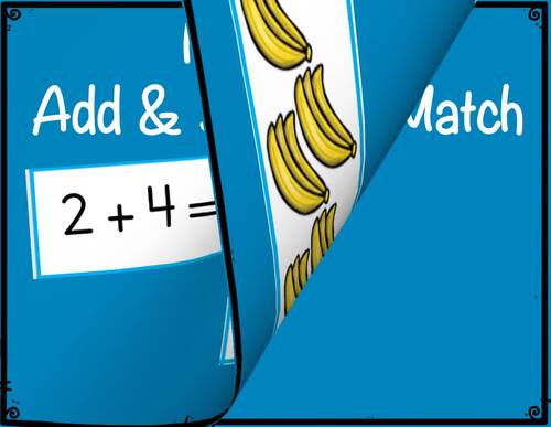 Monkeys Themed Addition & Subtraction 0-10 Number Sentence Match
