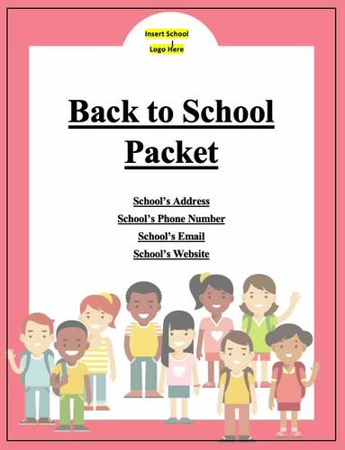 Back to School Packet by Admin 4 You | TPT