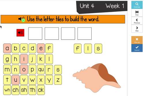 Level 1 | Unit 4 | Bonus Letters | BOOM CARDS | Fun Phonics | TPT