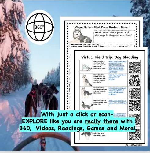 Dog Sledding Virtual Field Trip by TeachWithBri | TPT