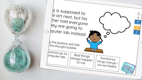 Positive Self-Talk Digital Task Cards- Set 2 hosted on Boom Cards