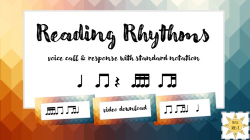 Rhythm Reading Video 6B: Eighth Note - Sixteenth Notes (Standard ...