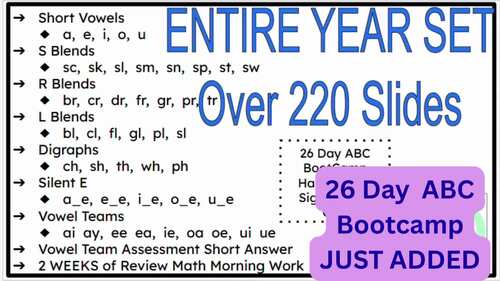 1st Grade Phonics Reading Comprehension with Questions Entire Year Set