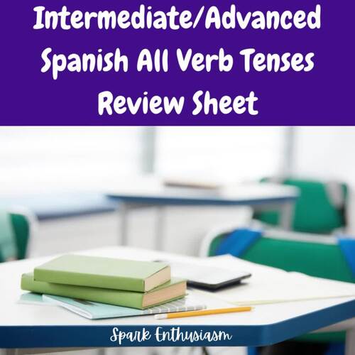 Intermediate/Advanced Spanish All Verb Tenses Review Sheet - Preterit ...