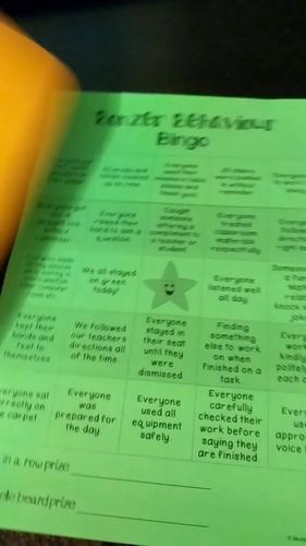 Classroom Behaviour Management Bingo for Whole Class - EDITABLE | TpT