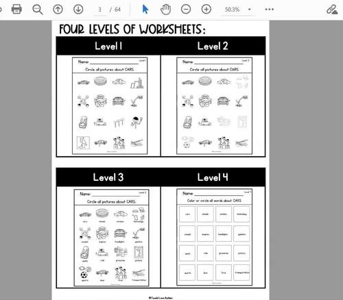Cars Reading Comprehension Passages and Questions with Visuals | TPT