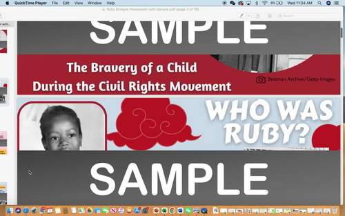 Ruby Bridges Powerpoint- Black History Month by Teaching on a Whim