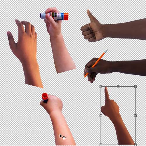 Stock Photos Hands Pointing At Rest, Holding Pencil People Of Color 6 ...