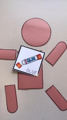 Gingerbread Man Template Art Craft Project . Christmas Winter SO CUTE!