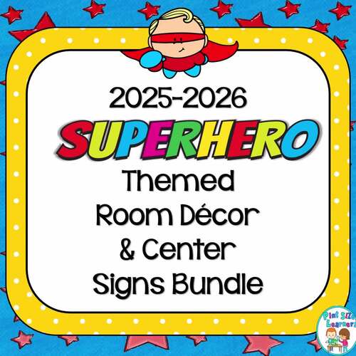 Superkid Themed Classroom Decor Bundle EDITABLE Super Kid Classroom 2025