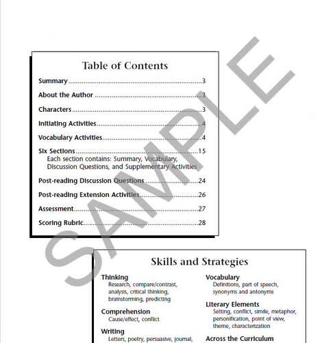 Olive's Ocean Novel Units® Teacher Guide Novel Study | TPT