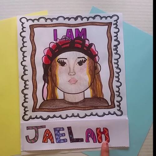 Positive Affirmations Coloring Page SEL Self Talk Flipbook All About Me ...