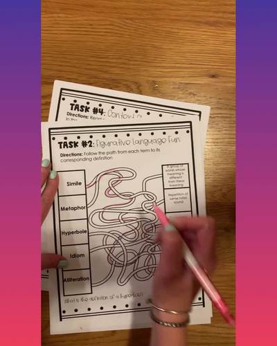 Reading Review Trashketball (ELA) #2MarchMiddleMadness | TPT
