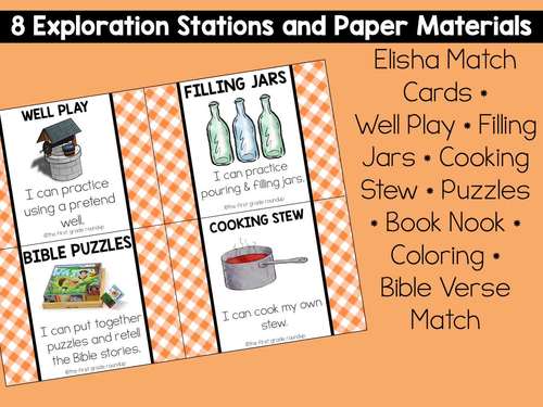 Elisha Bible Lessons and Sunday School Unit | TPT