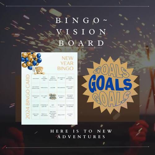 New Year Resolution BINGO by HoneyBearMaestra | TPT