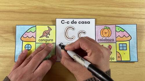 Interactive Spanish Alphabet Books - Libritos del Alfabeto - Worksheets