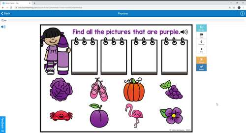 Identifying Color Words - Boom Cards™ Activity by Little Achievers
