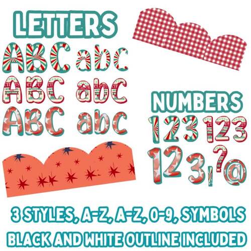 Circus Bulletin Board Letters and Border Bundle for Circus Themed Classes