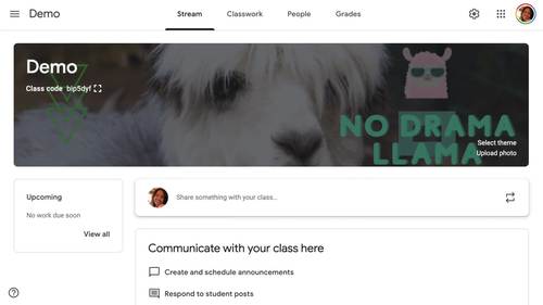 ANIMATED Google Classroom™ Headers LLAMA THEME Distance Learning