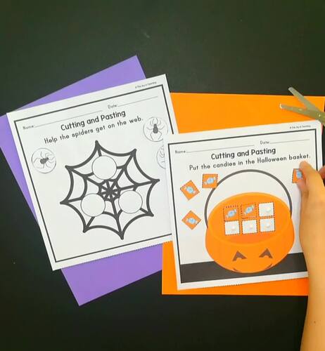 Halloween Fine Motor Skills Activity by The Joy in Teaching | TPT